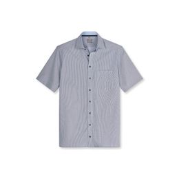 Businesshemd OLYMP "OLYMP Luxor, comfort fit, New Kent", Herren, Gr. 40, Normaler Arm, marine, 100% Baumwolle, Hemden