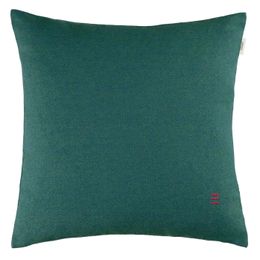 Dekokissen Esprit "Fun", gr&uuml;n (duneklgr&uuml;n, unifarben), B:45cm H:0,5cm L:45cm, Polyester, Dekokissen_Sitzkissen_Kissenh&uuml;llen