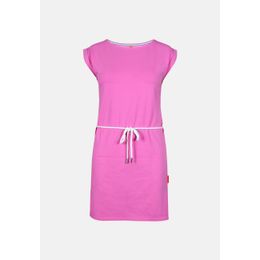 Minikleid SALZHAUT "Kurzes Kleid (Mini) USSELIG - UNI", Damen, Gr. L, EURO, rosa (blossom), Obermaterial: 92% Elasthan EL. 8% Elasthan EL., Kleider Minikleid