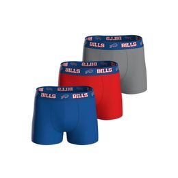 Boxershorts NFL "Boxershort NFL 3pk Boxers 3er Pack", Damen, Gr. L, bufallo bills, Obermaterial: 95% Baumwolle CO. 5% Elasthan EL., Unterhosen