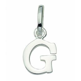 Adelia&acute;s Buchstabenanh&auml;nger ADELIA&acute;S "Buchstabenanh&auml;nger G 925 Silber &ndash; Silberanh&auml;nger Buchstabe G", silber, Schmuckanh&auml;nger, Damen, G, Silber 925 (Sterlingsilber), Silberanh&auml;nger Buchstabe G