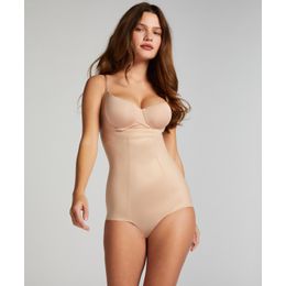 Hunkem&ouml;ller Shaping-Body HUNKEM&Ouml;LLER "Formender Scuba Body", Damen, Gr. L, beige, 76% Polyamid, 24% Elasthan, Bodys