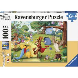 Puzzle Ravensburger "Winnie the Pooh, Die Rettung", bunt, Puzzles, KinderB:49cm H:36cm, Pappe, Motiv, Made in Germany, B:49cm H:36cm
