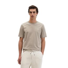 Marc O'Polo T-Shirt MARC O'POLO "aus reiner Bio-Baumwolle", Damen, Gr. L, charleston gray, Obermaterial: 100% Baumwolle, unifarben, Basic, regular fit, Rundhals, normaler Saum, Shirts T-Shirt