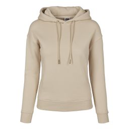 Kapuzenpullover Urban Classics "Urban Classics Damen Ladies Organic Hoody", Damen, Gr. XS, sand, 100% Baumwolle, unifarben, normal, ohne Ausschnitt, Pullover Kapuzenpullover