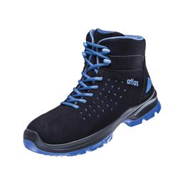 Sicherheitsschuh Atlas SCHUHE "SL 82 EN ISO 20345" Gr. 47, schwarz (schwarz, blau), 47, Obermaterial: 100% Textilmaterial TEXMAT., Schuhe