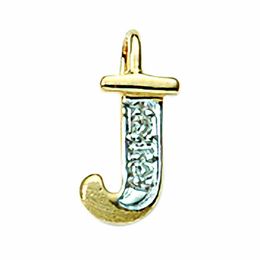 Adelia&acute;s Buchstabenanh&auml;nger ADELIA&acute;S "Buchstabenanh&auml;nger J 585 Gold ( 14K ) mit Diamant ( 0,02 ct )", silber, Schmuckanh&auml;nger, Damen, 0,02 VVS = sehr sehr kleine Einschl&uuml;sse mit Diamant, Gold