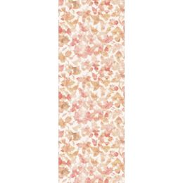 Vinyltapete queence "Selbstklebende Tapete 90x250cm mit herbstlichem Motiv", wei&szlig; (wei&szlig;, rot, gelb), B:0,9m L:2,5m, Vinyl, Tapeten