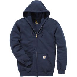 Funktions-Kapuzensweatjacke Carhartt "Sweat", Damen, Gr. S, new navy, Obermaterial: 50% Baumwolle CO. 50% Polyester PES., Sweatjacken