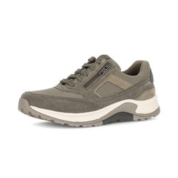 Sneaker Gabor "Sneaker low", Herren, Gr. 40,5, gr&uuml;n, Schuhe Sneaker