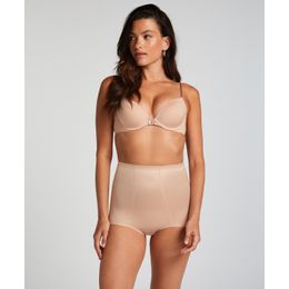 Hunkem&ouml;ller Slip HUNKEM&Ouml;LLER "Formender Scuba-Taillenslip", Damen, Gr. L, beige, 76% Polyamid, 24% Elasthan, Unterhosen Slip