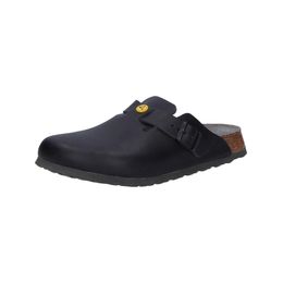 Pantolette Birkenstock "Boston ESD", Damen, Gr. 37, schwarz, Obermaterial: 100% Rindsleder Leather cow., Schuhe Pantolette