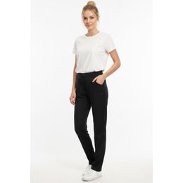 Sweatpants LPO "EDINE Lounge", Damen, Gr. 20, Normalgr&ouml;&szlig;en, schwarz, 60% Polyester, 40% Baumwolle, regular fit, Hosen, elastischer Bund mit Kordeln innen liegend