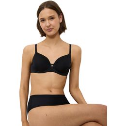 B&uuml;gel-BH Triumph "Body Make-Up Essentials", Damen, Gr. 75, Cup C, schwarz, Microtouch, Obermaterial: 45% Polyester, 40% Polyamid, 15% Elasthan, Basic, BHs B&uuml;gel-BH, leicht, gl&auml;nzend, weiche Einlagen
