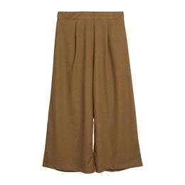 Culotte s.Oliver, Damen, Gr. 36, N-Gr, teak braun, Web, Obermaterial: 99% Polyester, 1% Elasthan, unifarben, bequem lang, Hosen Culotte