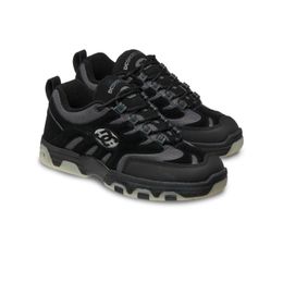 Sneaker DC Shoes "DC Hybrid Og", Herren, Gr. 10,5 (44), schwarz, grau, Obermaterial:Obermaterial: Leder / Futter: Textil / Au&szlig;ensohle: Gummi;, Schuhe Sneaker