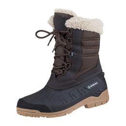 Winterstiefel Spirale "Tina" Gr. 36, braun, 36, Obermaterial: 50% PVC PVC. 50% Nylon NY., Schuhe, Winterstiefel