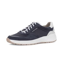 Sneaker Gabor "Sneaker low", Herren, Gr. 42, blau, Schuhe Sneaker