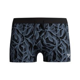 Badehose Speedo, Herren, Gr. 5, N-Gr, blk, dkgry, Obermaterial: 80% Polyamid, 20% Elasthan, Badehosen Badehose, schnell trocknend