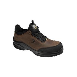 Sicherheitsschuh SAFETY JOGGER WORKS "Modulo LEA MID T" Gr. 42, braun (dunkelbraun), 42, Obermaterial: 100% Synthetik synthetic., Schuhe
