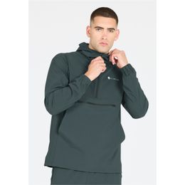 Trainingsjacke Virtus "Jayson", Herren, Gr. M, gr&uuml;n (dunkelgr&uuml;n), 88% Polyamid, 12% Elasthan, unifarben, normal, hoch geschlossener Ausschnitt, Jacken Trainingsjacke, Im Anorak-Design mit Stretchfunktion