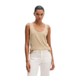 Marc O'Polo T-Shirt MARC O'POLO "aus Slub-Jersey", Damen, Gr. M, sandpaper, Obermaterial: 100% Baumwolle, unifarben, regular fit, normaler Saum, Shirts T-Shirt