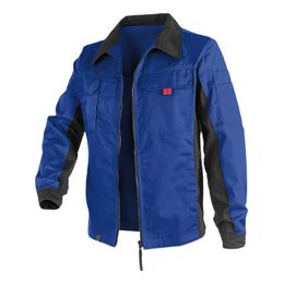 K&Uuml;BLER Funktionsjacke K&Uuml;BLER "Bekleidung", Herren, Gr. 44, blau (kornblau, schwarz), Obermaterial: 65% Polyester PES. 35% Baumwolle CO., Jacken Funktionsjacke