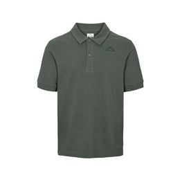 Kurzarmhemd Kappa "Kappa Polo shirt KMLogo", Herren, Gr. L, Normalgr&ouml;&szlig;en, gr&uuml;n schwarzish, Obermaterial: 100% Baumwolle, Hemden