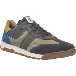 Sneaker Josef Seibel "Blake 02, oliv-multi", Herren, Gr. 43, gr&uuml;n (oliv, multi), Obermaterial: 100% Rindsleder Leather cow., Schuhe Sneaker