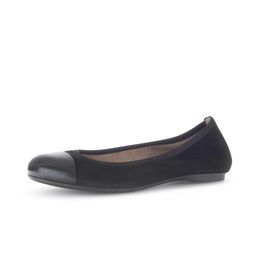 Ballerina Gabor "Eleganter Ballerina", Damen, Gr. 36, schwarz, Schuhe Ballerina