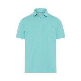Poloshirt Brax "Style PAVO", Herren, Gr. L (52), gr&uuml;n, 100% Baumwolle, Shirts