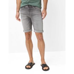 Bermudas Brax "Style CHRIS B", Herren, Gr. 40, Normalgr&ouml;&szlig;en, dunkelgrau, Denim/Jeans, 73% Baumwolle, 19% Lyocell, 6% Elastomultiester, 2% Elasthan, Hosen Bermudas