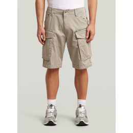 G-Star Raw Cargohose G-STAR "Rovic Zip Relaxed Shorts", Herren, Gr. 27, elephant skin, Obermaterial: 97% Baumwolle, 3% Elasthan, Hosen Cargohose
