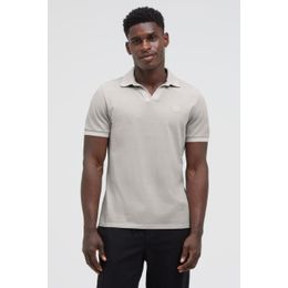 Poloshirt CMPD, Herren, Gr. 4XL, french grau, Piqu&eacute;, Material: 100% Baumwolle, bestickt, regular fit normal, V-Ausschnitt, eingesetzt Rippb&uuml;ndchen, Shirts, aus Baumwolle