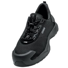 Sicherheitsschuh Uvex "1 x-craft pro Halbschuh" Gr. 42, schwarz, 42, Obermaterial: 100% Textilmaterial TEXMAT., Schuhe