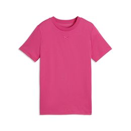 T-Shirt Puma "Essentials T-Shirt M&auml;dchen", Jungen, Gr. 164, pink, Obermaterial: 100% Baumwolle. Kragen: 70% Baumwolle, 30% Polyester, clean, regular fit, Rundhals, Shirts T-Shirt