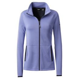Strickfleecejacke LPO "XARA WMN", Damen, Gr. 36 (S), dunkelblau, 100% Polyester, normal, Jacken, mit Stehkragen