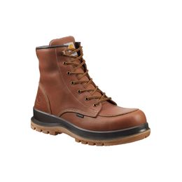Sicherheitsstiefel Carhartt "Hamilton" Gr. 41, braun, 41, Obermaterial: 50% Rindsleder Leather cow. 50% Lammleder LEL., Schuhe