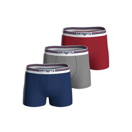 Boxershorts NFL "Boxershort NFL 3pk Boxers 3er Pack", Damen, Gr. L, new england patriots, Obermaterial: 95% Baumwolle CO. 5% Elasthan EL., Unterhosen