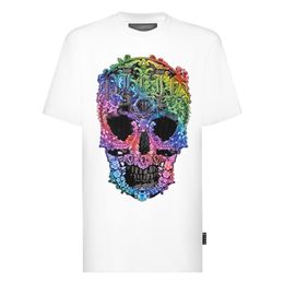 T-Shirt Philipp Plein "Skull", Jungen, Gr. XXL, 01, wei&szlig;, Obermaterial: 100% Baumwolle, 100% Glasfaser, Shirts T-Shirt