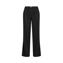 Chinohose Levete Room "Levete Room Trouser LR-NAJA", Damen, Gr. L, Normalgr&ouml;&szlig;en, 9999 schwarz, Obermaterial: 55% Leinen, 45% Baumwolle, Hosen Chinohose