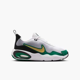 Sneaker Nike Sportswear "Air Max Nova", M&auml;dchen, Gr. 36,5, wei&szlig;, metallic gold, malachite, schwarz, Synthetik, Textil, Schuhe Sneaker