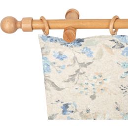Gardinenstange SN DECO GROUP "Giro" Gr. 12, braun (eichefarben), L:162cm, Holzwerkstoff, Gardinenstangen, 28 mm, Holz, verschiedenen L&auml;ngen und Farben, Komplettset