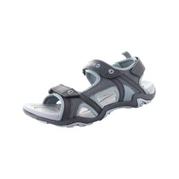 Sandale Hi-Tec "Crater", Damen, Gr. 45, grau (charcoal, cool grau), Obermaterial: 50% Nylon NY. 50% Synthetik synthetic., Schuhe Sandale