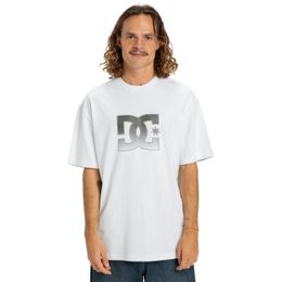 T-Shirt DC Shoes "DC Star Reflective", Herren, Gr. XXL, wei&szlig;, Obermaterial: 75% Walkfrottier, 25% Walkfrottier;, Shirts T-Shirt