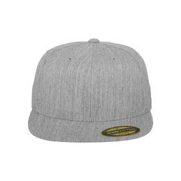 Flex Cap Flexfit "Flexfit Unisex Premium 210 Fitted", Gr. L/XL (7 &frac14;-7?), heather, 83% Polyacryl, 15% Wolle, 2% Elasthan, Caps