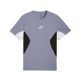 T-Shirt Puma "Essentials Block T-Shirt Herren", Damen, Gr. L, gray sky, Obermaterial: 100% Baumwolle. Rippe: 71% Baumwolle, 29% Polyester, regular fit, Rundhals, Shirts T-Shirt