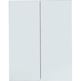 Spiegelschrank Welltime "Sovana", wei&szlig;, spiegelglas, B:60cm H:67cm T:18cm, FSC-zertifizierter Holzwerkstoff, Schr&auml;nke, Spiegelschrank, Badschrank wahlweise mit oder ohne Beleuchtung - (B/T/H) 60/18/67 cm