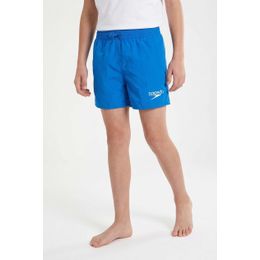 Badeshorts Speedo "Bade-Shorts JOHN f&uuml;r Jungs", Jungen, Gr. M (122/128), N-Gr, ltblu, Gewirkt, Obermaterial: 100% Nylon, Badehosen Badeshorts, f&uuml;r Kinder und Jugendliche, mit Ges&auml;&szlig;tasche und Abflusssystem