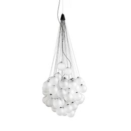 Luceplan Stochastic 48 Suspension Opal Wei&szlig; 3000K